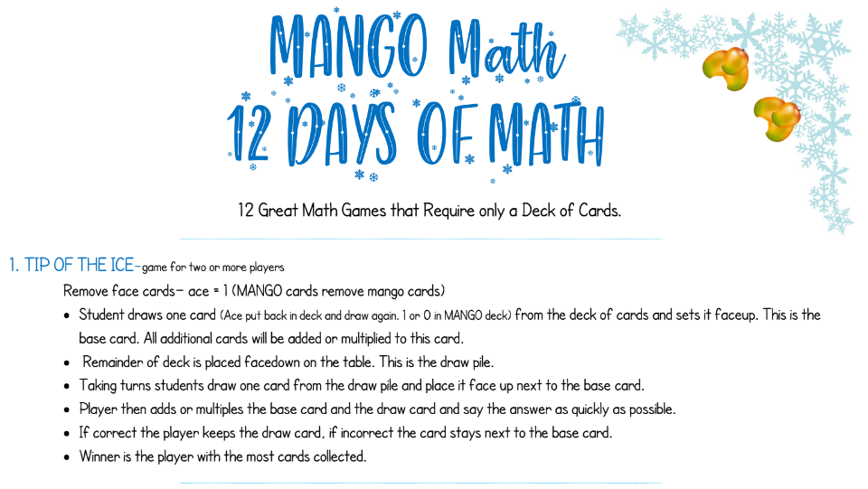 How to Keep Students Engaged Over Breaks - MANGO Math Group